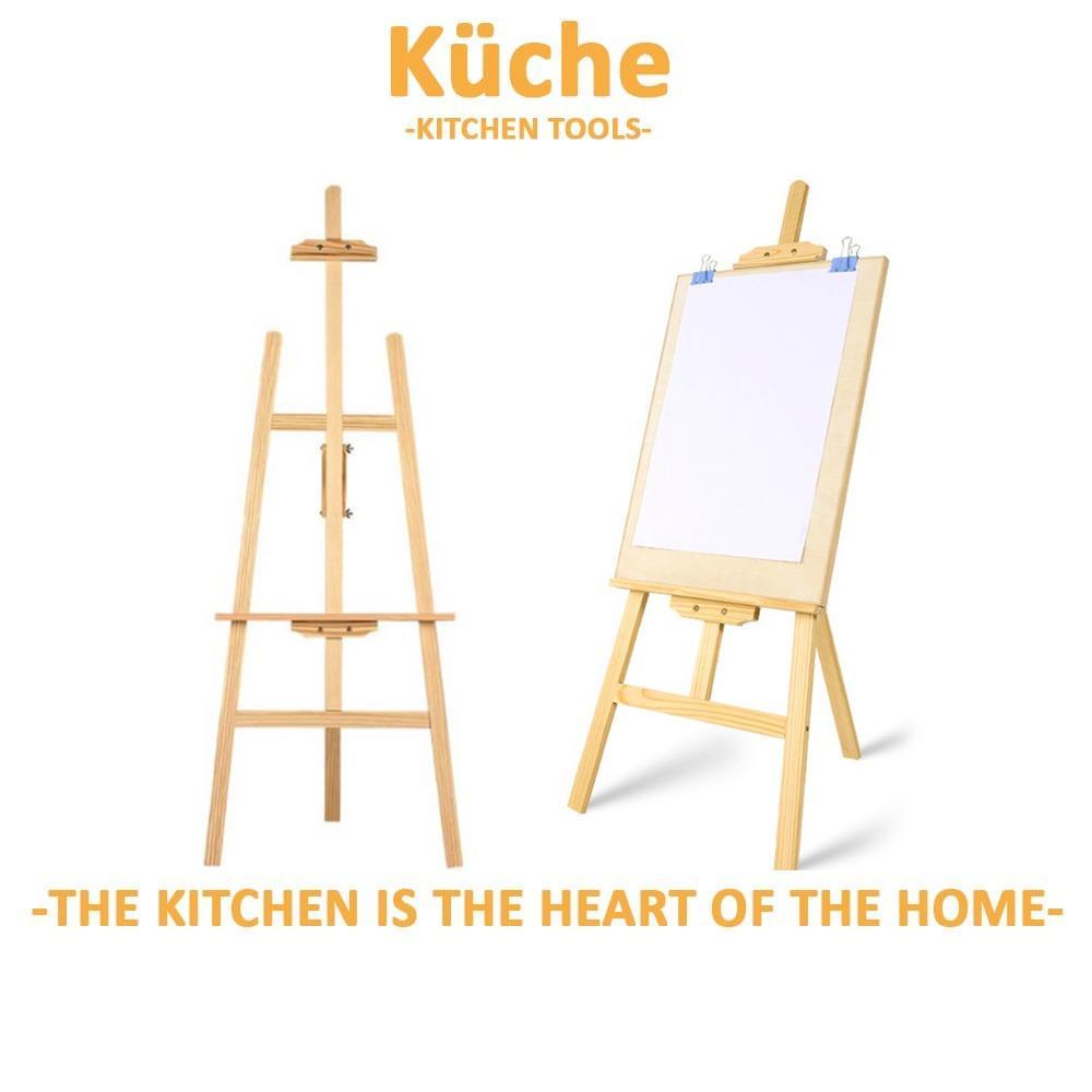 KUCHE 1.5m Wooden Easel Advertising Easel Exhibition Stand Art Easel ...