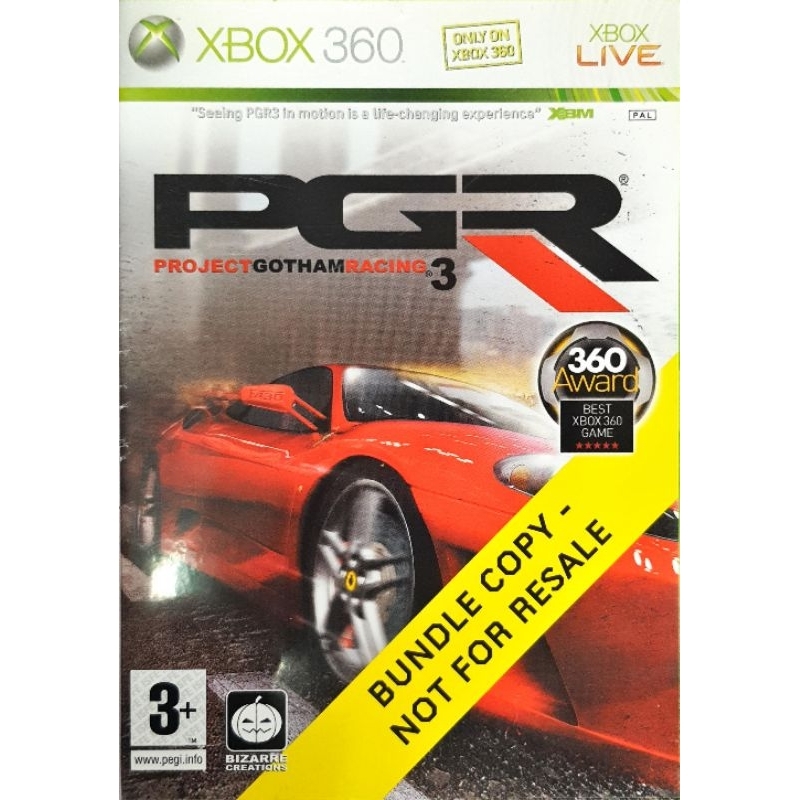 XBOX 360 GAME PGR PROJECT GOTHAM RACING 3 ORIGINAL (USED) | Shopee Malaysia
