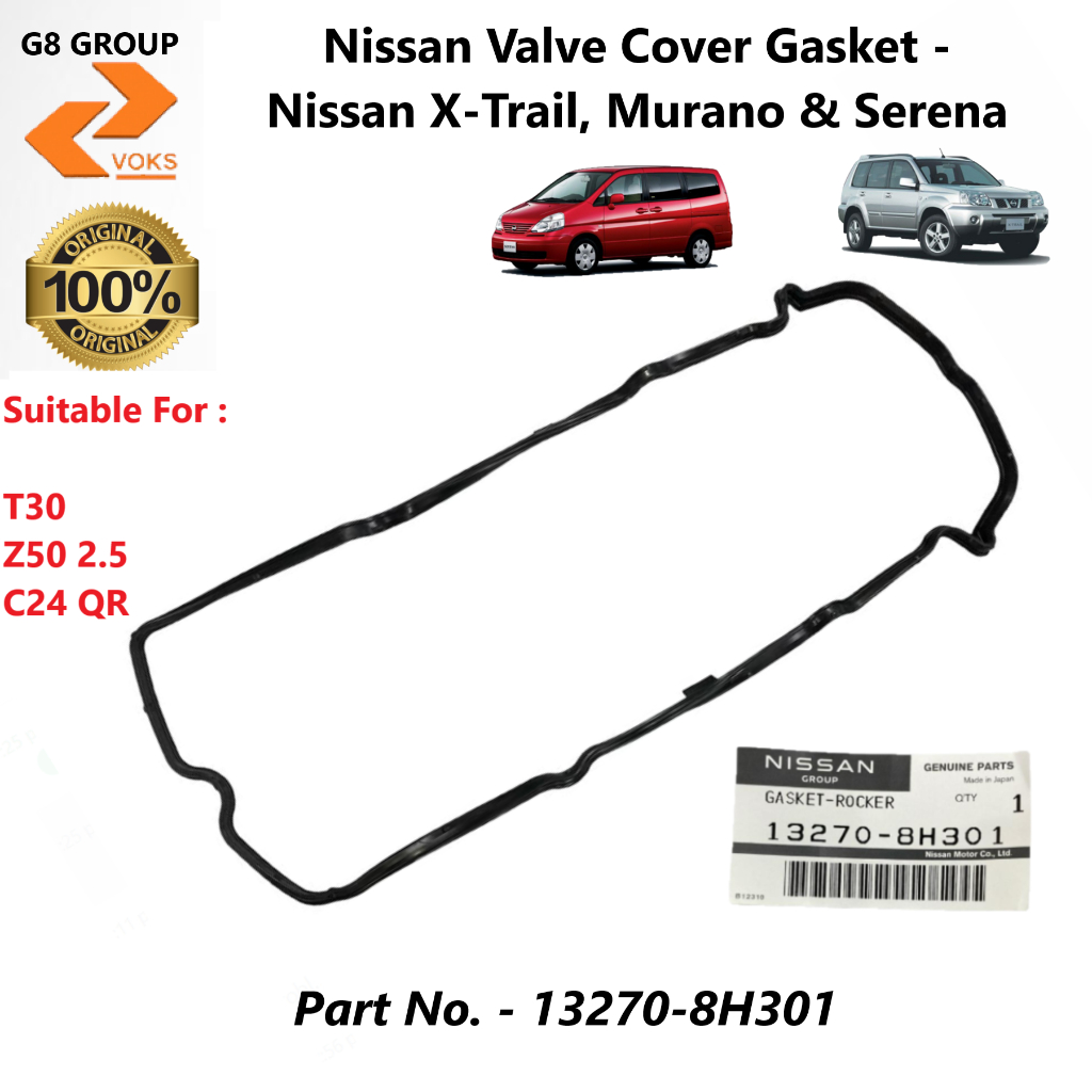 Nissan Valve Cover Gasket - Nissan X-Trail, Serena & Murano 2.5 ( 13270 ...