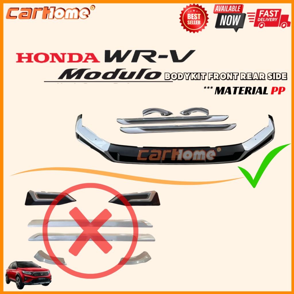New Honda WR-V WRV 2023 2024 Modulo Bodykit With Silver Colour wrv ...