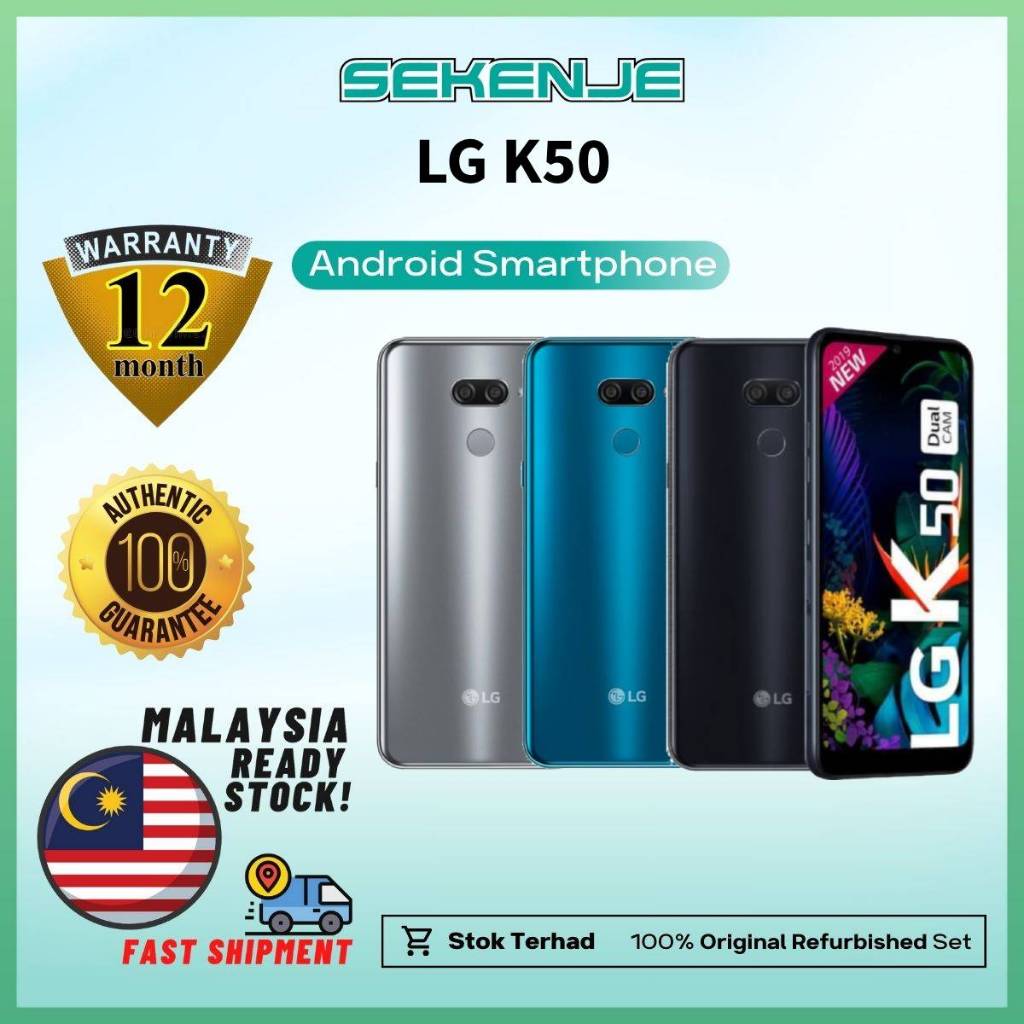 LG K50 32GB + 3GB RAM 100% Original Pre-Owned Set | Shopee Malaysia