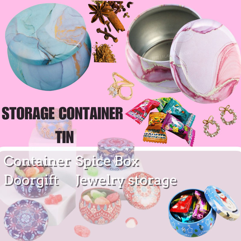 Empty Tin Bekas Kosg Lilin 2.2OZ Container Gula2 Doorgift Hadiah ...