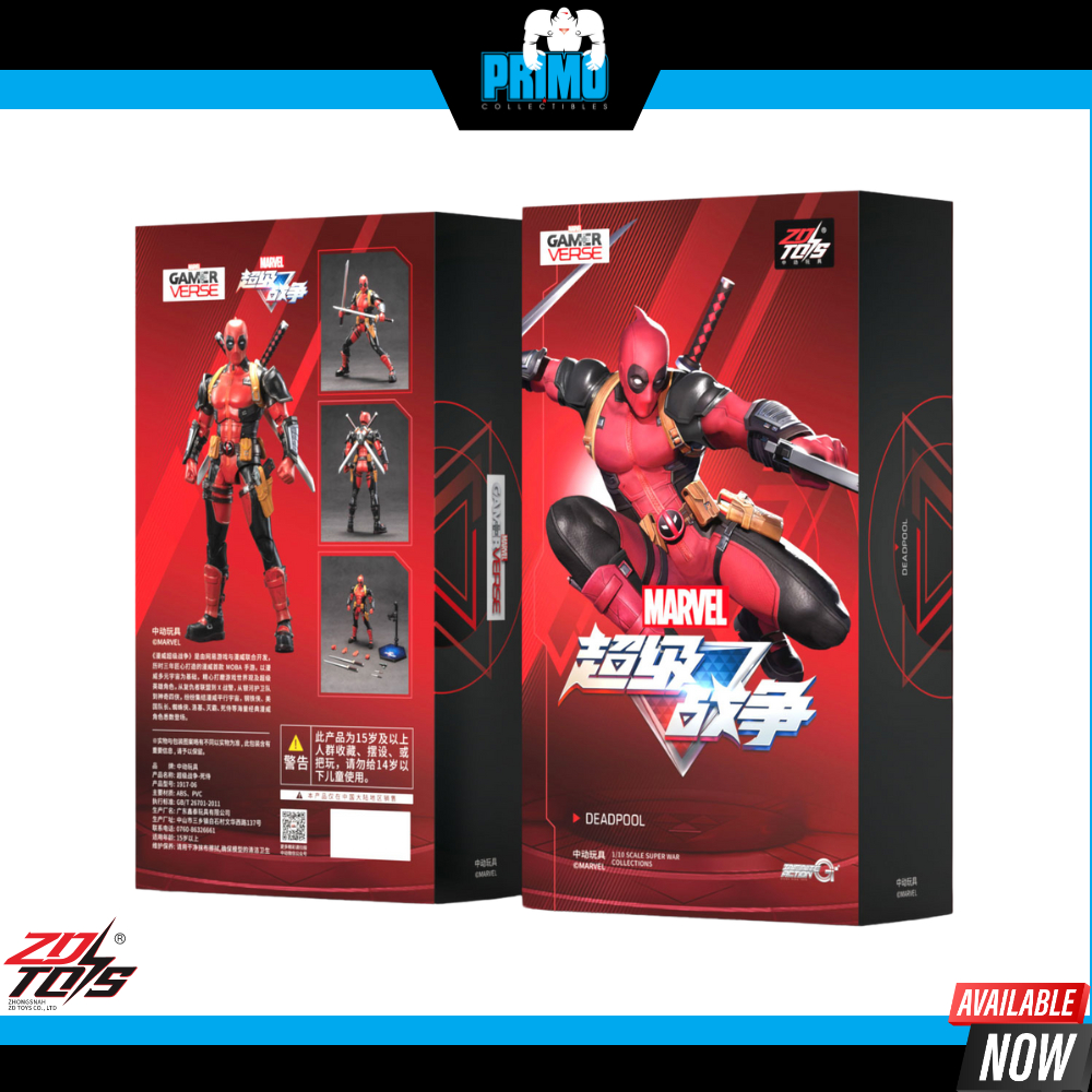 ZD Toys Deadpool Marvel Gamerverse: Super War 1/10 7inch Action Figure[Ready Stock] | Shopee ...