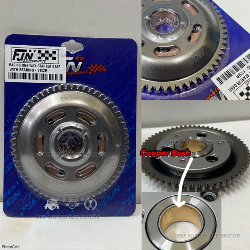 🔥FJN Y15 LC135 5S ONE WAY STARTER GEAR + ONE WAY BEARING FULL SET ...