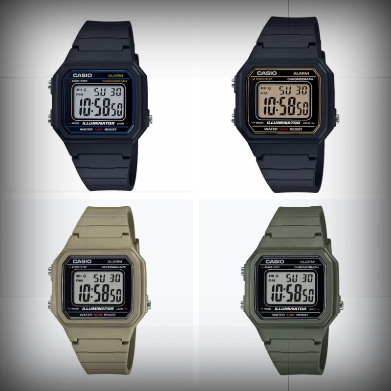 W-217H CASIO Digital watch W-217H-1A 😀 W-217H-9A😀 W-217H-3 ☺️ W-217H-5 ...