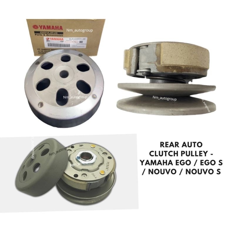 YAMAHA EGO / EGO S/NOUVO /YAMAHA Auto Clutch Pulley Front / Rear Housing Set (ORI Indo) | Shopee ...
