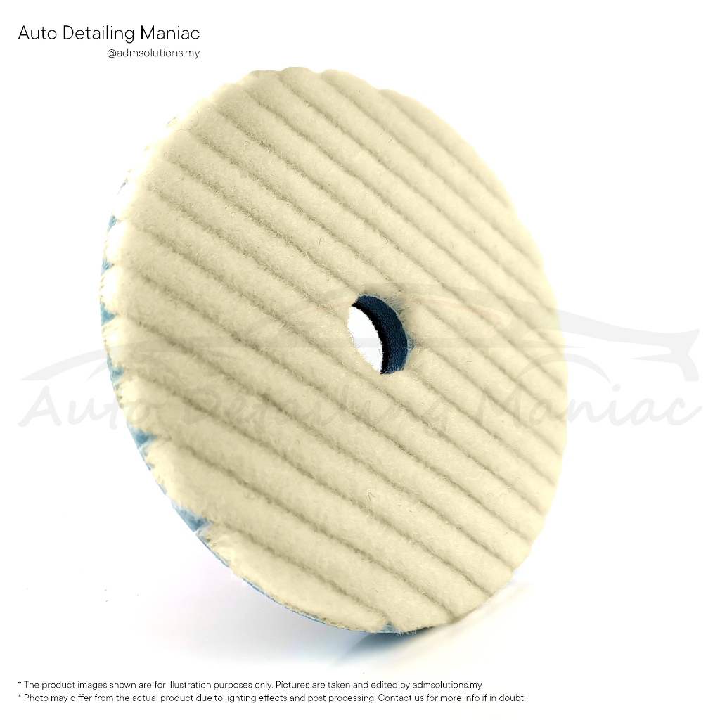 Short Wool Cutting Compound Polishing Pad (5", for RO/ DA/ GA Machine ...