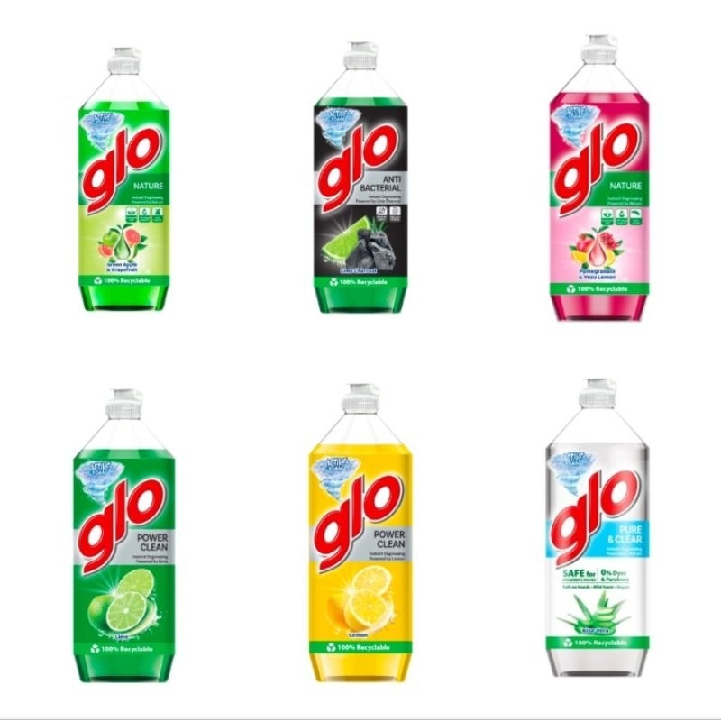 GLO Dish Wash Liquid 800ML | 1.2L Scented. | Shopee Malaysia