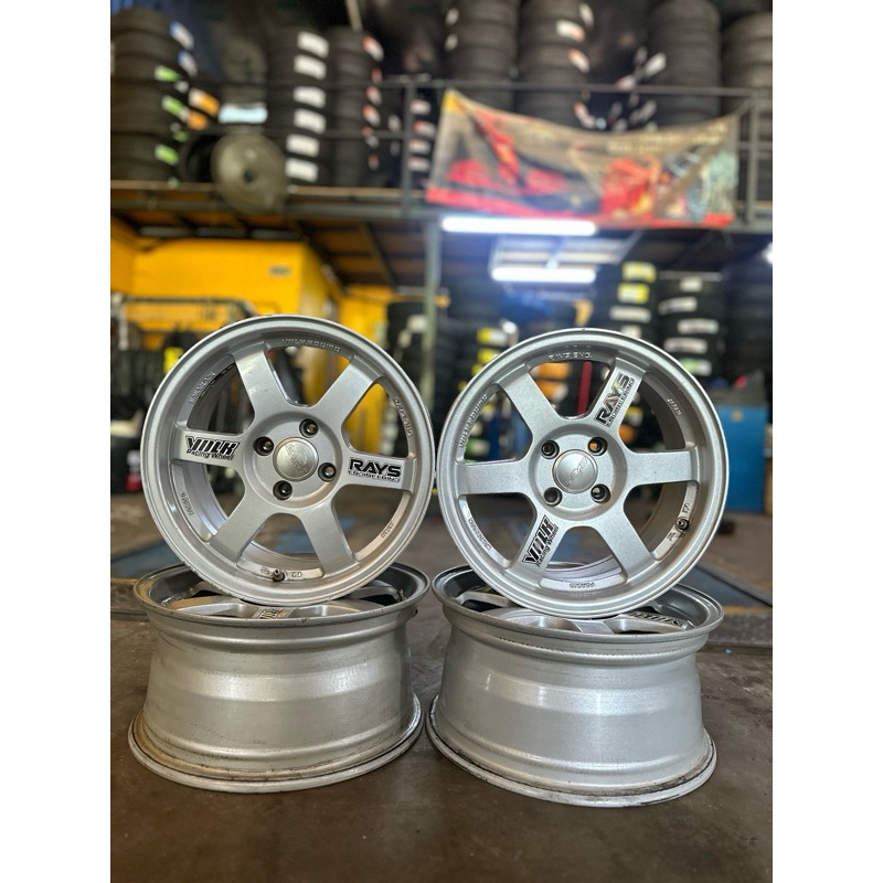 Rim 2nd 14” 15" dan 16 & 17 pcd100/pcd114 viva/saga/myvi/alza/wira ...
