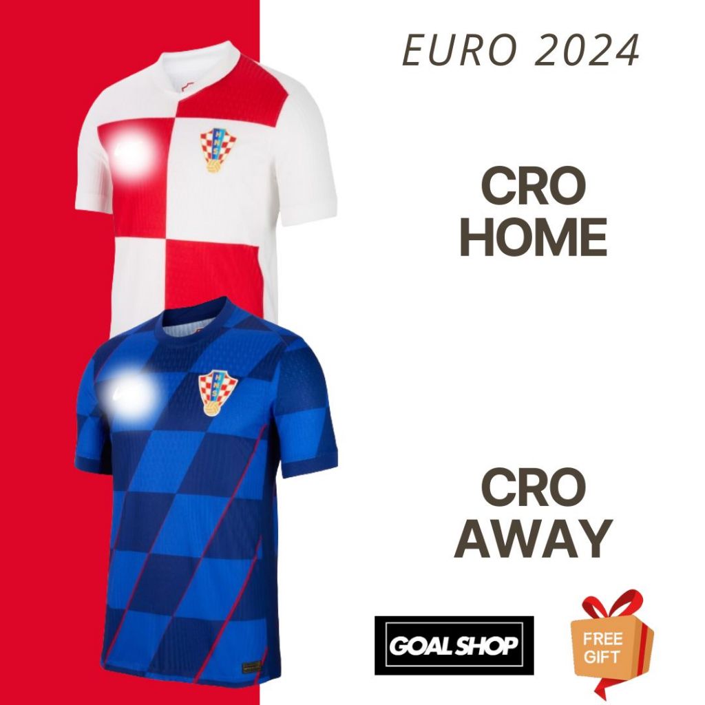 [Player Issue] EURO 2024 Croatia Home Jersey Croatia Away Jersey Euro ...