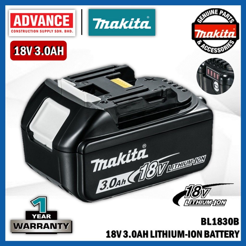MAKITA 18V LITHIUM-ION Battery & Charger ( 1.5Ah / 2.0Ah / 3.0Ah / 4.0Ah / 5.0Ah / 6.0Ah ...