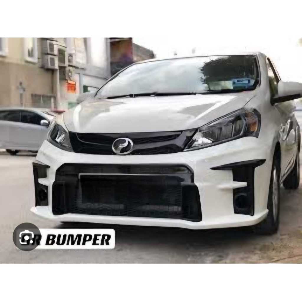 Perodua Myvi 2018 GR Front Bumper With Paint Fiber | Shopee Malaysia