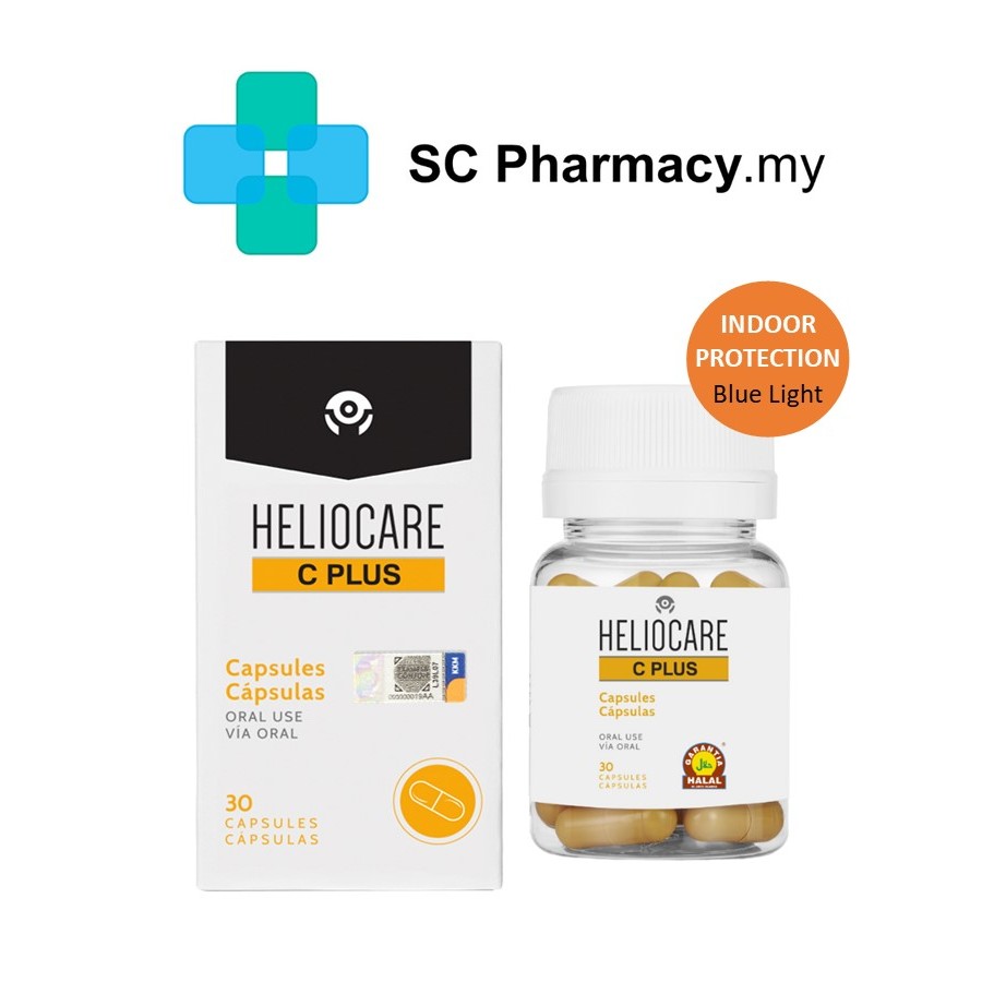 [NEW] Heliocare C Plus Capsule (30 Caps) Indoor Visible Light & Blue ...