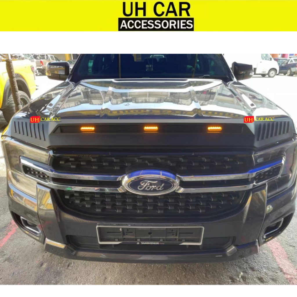 FORD RANGER T9 2022 2023 2024 LED FRONT BONNET BONET GUARD PROTECTOR ...