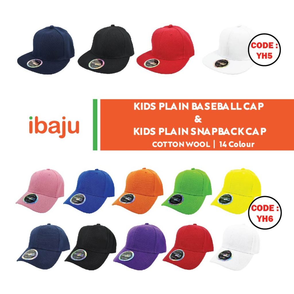 RIGHTWAY Adult Kids Premium Hip Hop Snapback Cap and Baseball Cap Budak ...