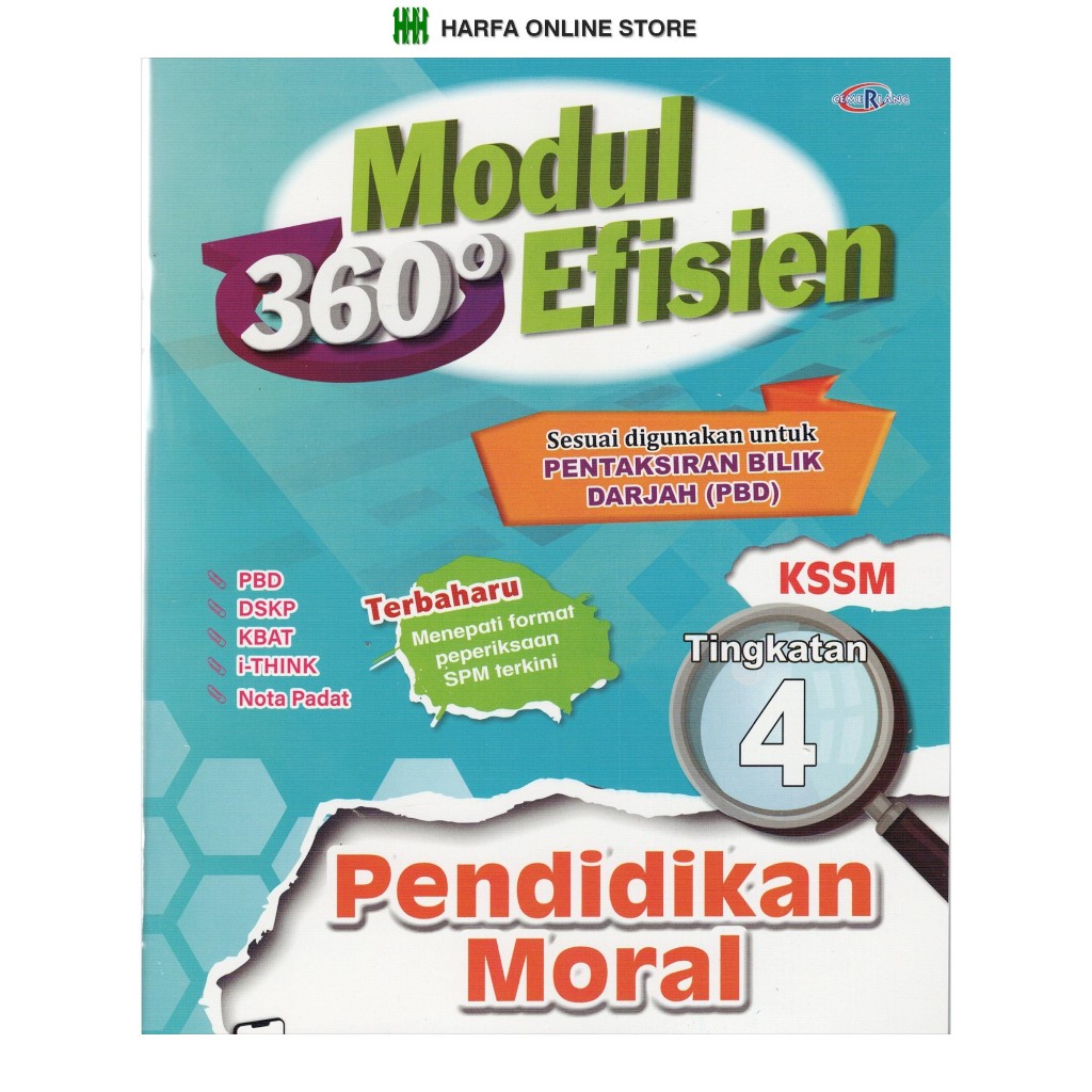 BUKU LATIHAN : MODUL 360 EFISIEN PENDIDIKAN MORAL TINGKATAN 4 KSSM ...