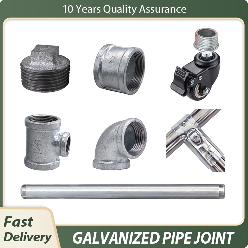 Gi Fitting 3/4"(20MM) Galvanized Iron Pipe Joint Connector Tee Elbow ...