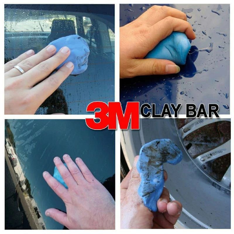 [PROMO] ORIGINAL 3M CLAY BAR STAIN REMOVER FOR CAR BODY DETAILING CAR ...