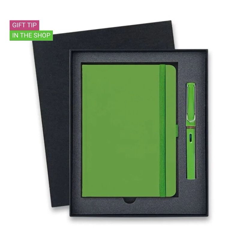 Lamy Safari Shiny Green B5 Notebook and Pen Set (No Box) | Shopee Malaysia