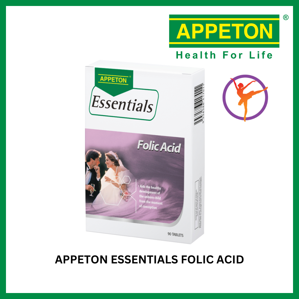 Appeton Essentials Folic Acid (30's/90's) [EXP 07.2027] | to support ...