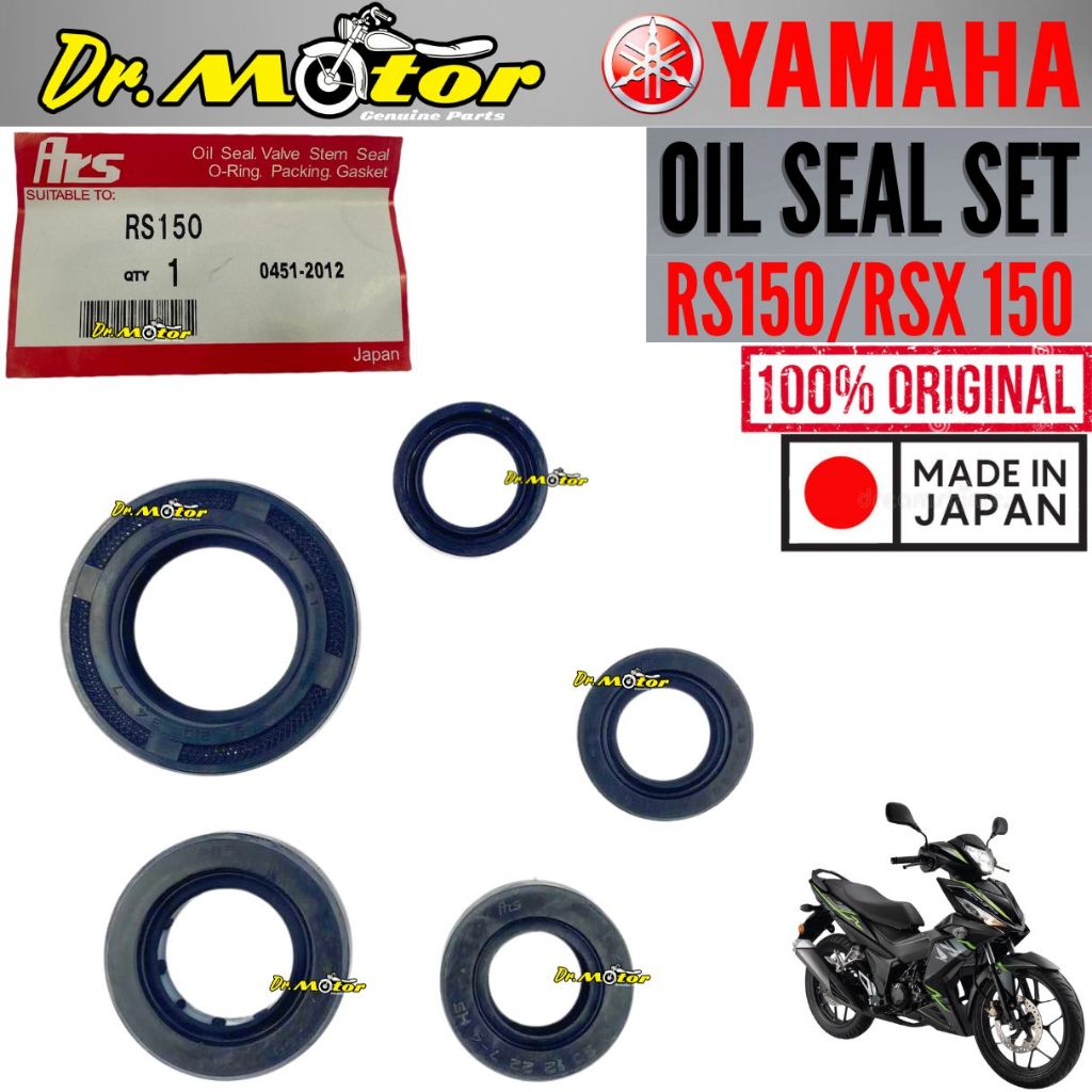 RS150 RS150R RS 150 RSX V1 V2 OIL SEAL SET ENGINE GASKET ORING ENJIN ...