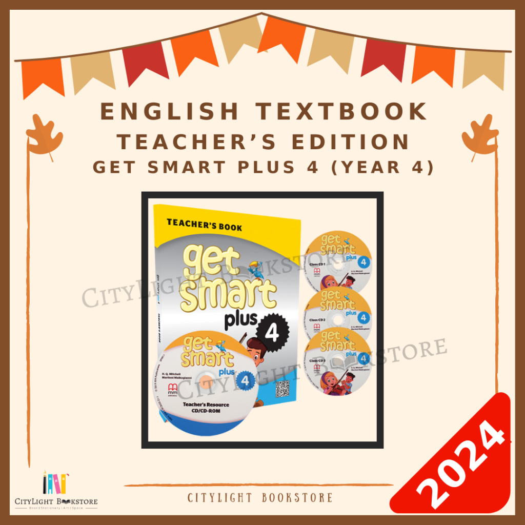[CITYLIGHT] TextBook: Buku Teks Get Smart Plus Year 4 (Teacher's Book) | Shopee Malaysia