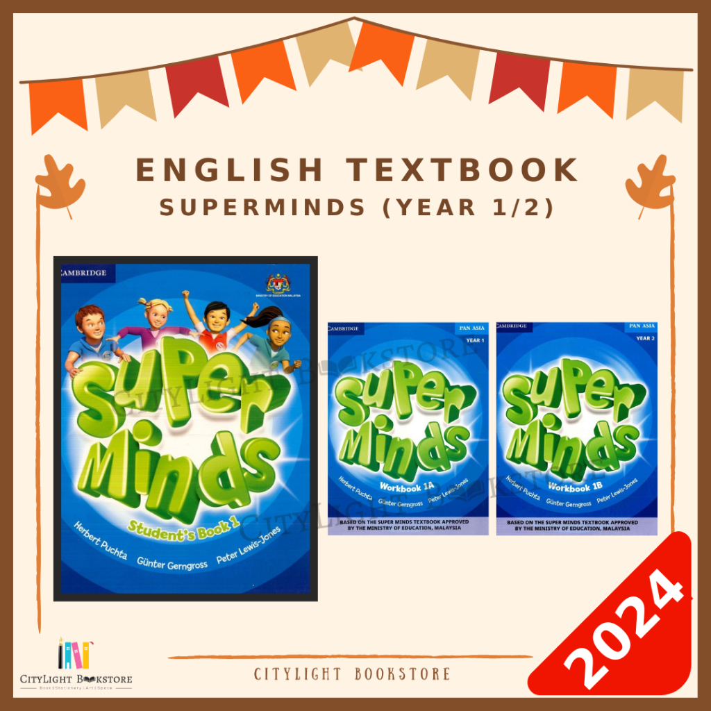 [CITYLIGHT] TextBook: Buku Teks Superminds & Workbook Tahun 1 / 2 | Shopee Malaysia