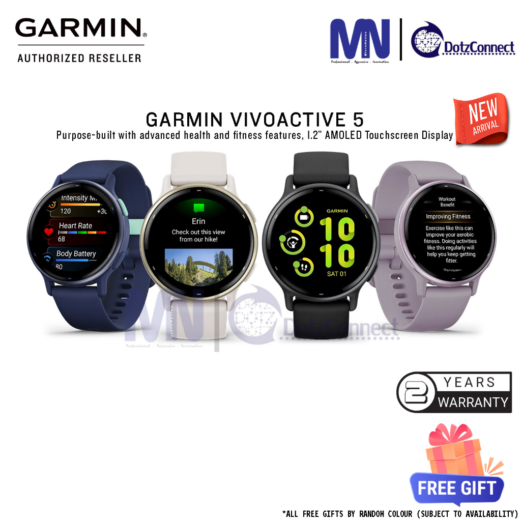 Garmin Vivoactive 5 GPS Smartwatch Purpose-built health and fitness ...