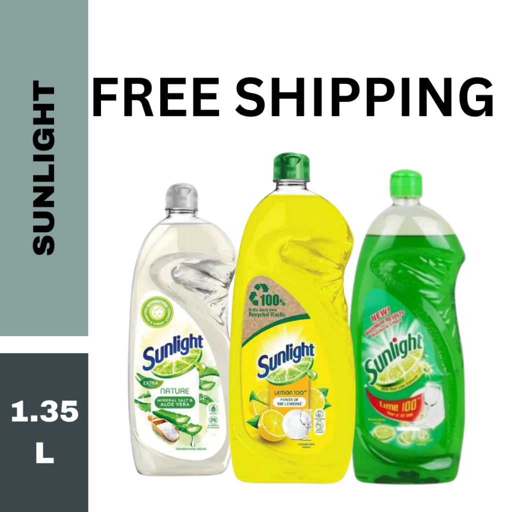 [FREE SHIPPING for WM] Sunlight Dishwash Liquid Extra Nature 1.35L SABUN MANGKUK CUCI PINGGAN ...