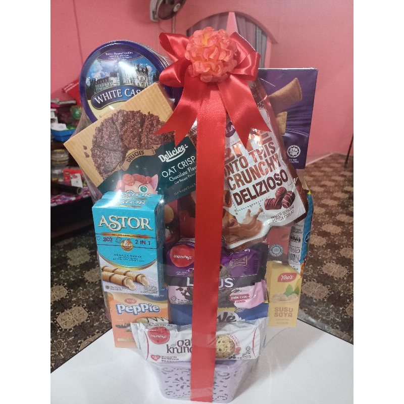 Hamper makanan ringan saiz besar | Shopee Malaysia