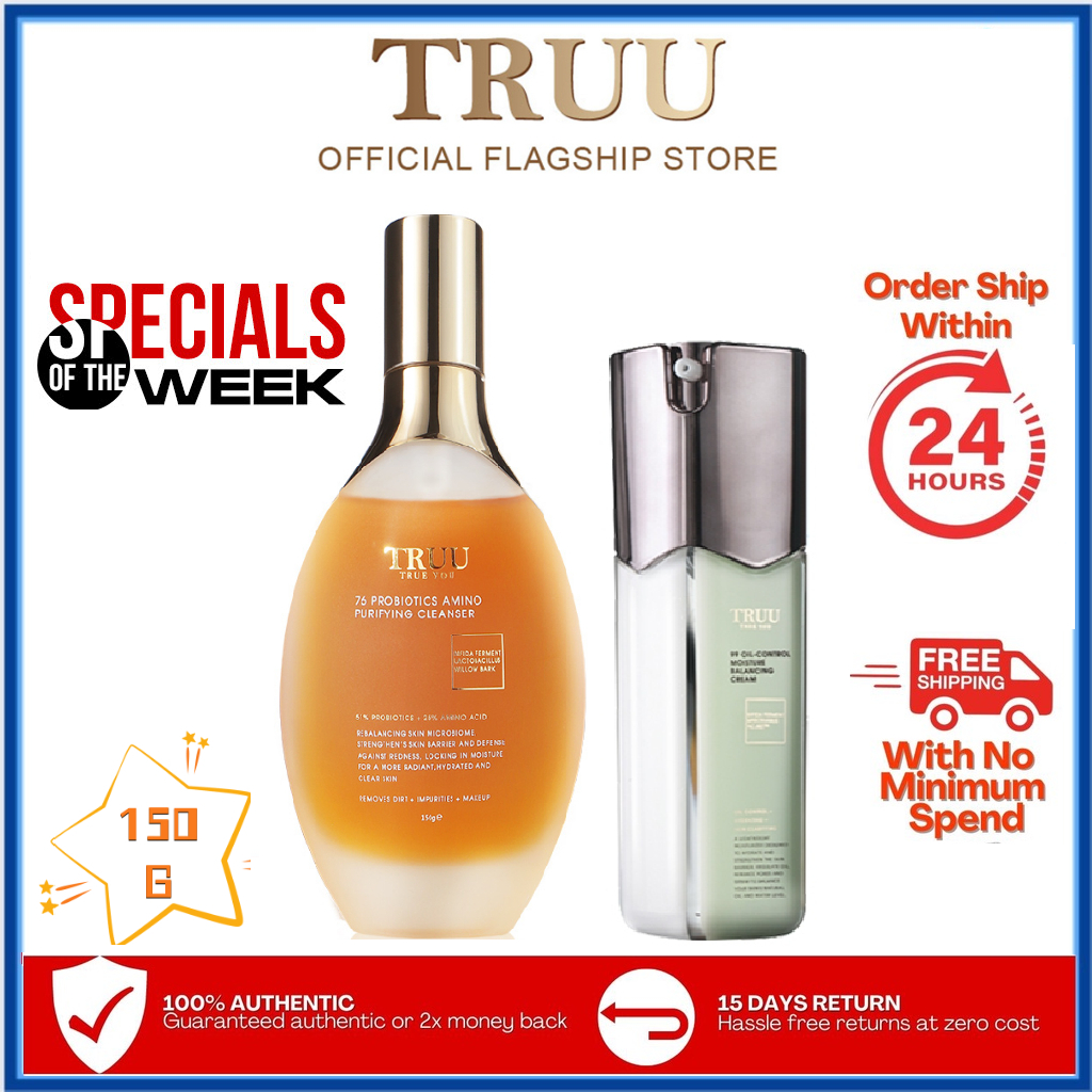 【官方特价 优惠促销】100% ORIGINAL TRUU 76 Probiotics Amino Purifying Cleanser ...
