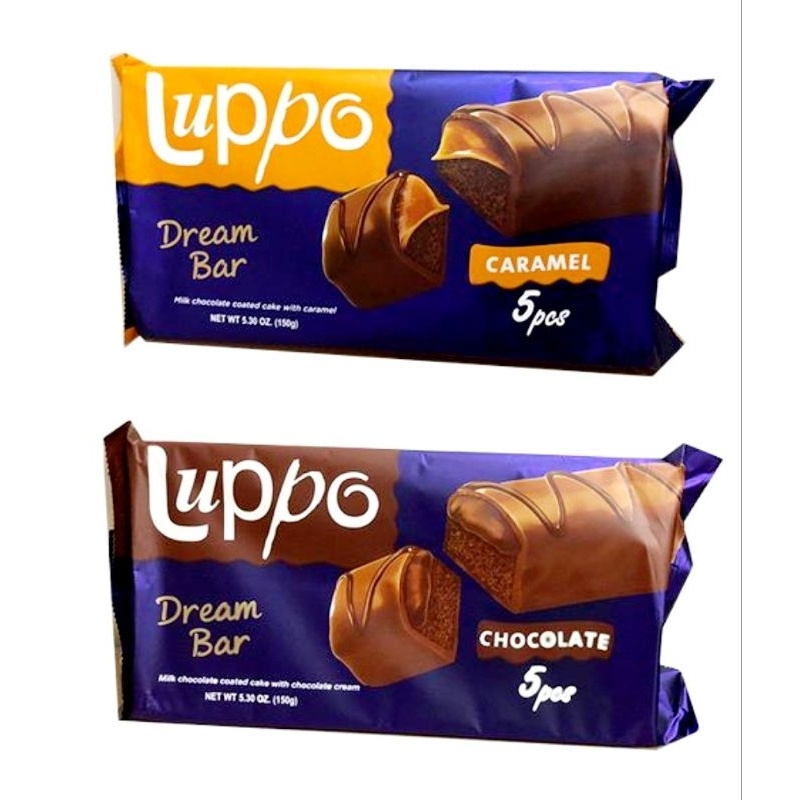 Luppo Dream Bar Cake (5x30g) Caramel / Chocolate NATIONWIDE DELIVERY | Shopee Malaysia