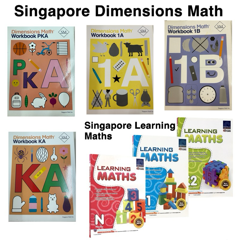 【MaryamBOOKS LIVE 12PM】 Singapore Dimensions Math Singapore Learning ...