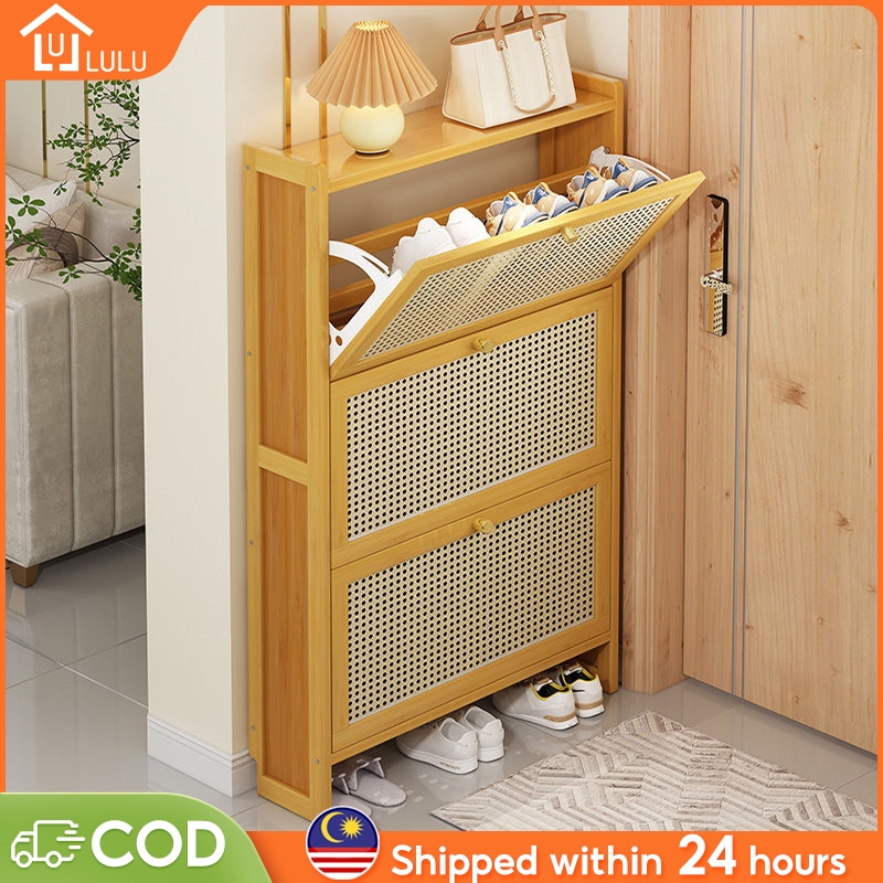 Bamboo Shoe cabinet Shoes Rack Shoes Rack Cabinet Wooden Shoes Rack ...
