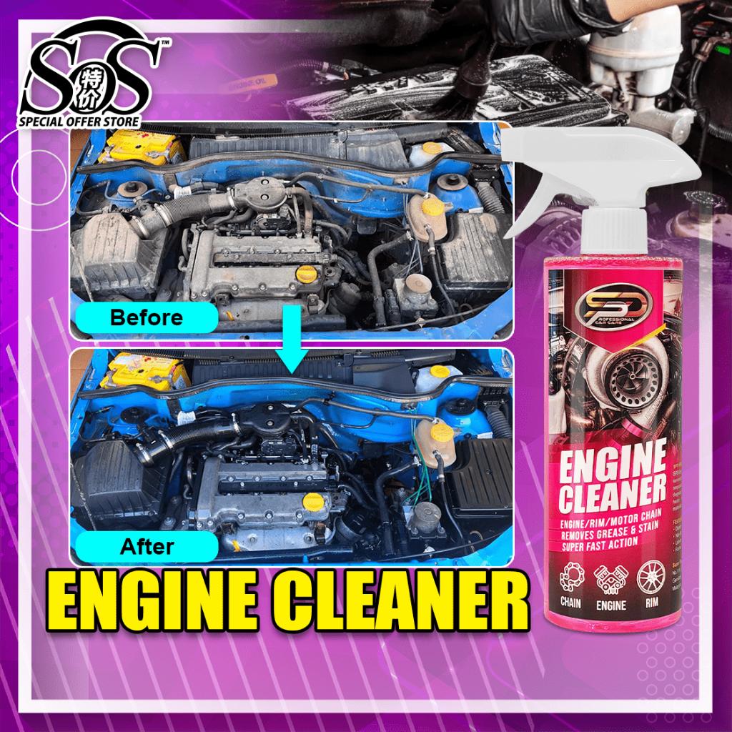 SPD Engine Cleaner 500ML/4L Powerful Degreaser for Engines, Chains ...