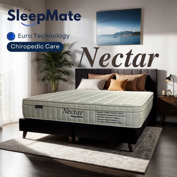 Sleepmate Nectar Premium Euro-Tech Latex Mattress chiropedic care | Shopee Malaysia