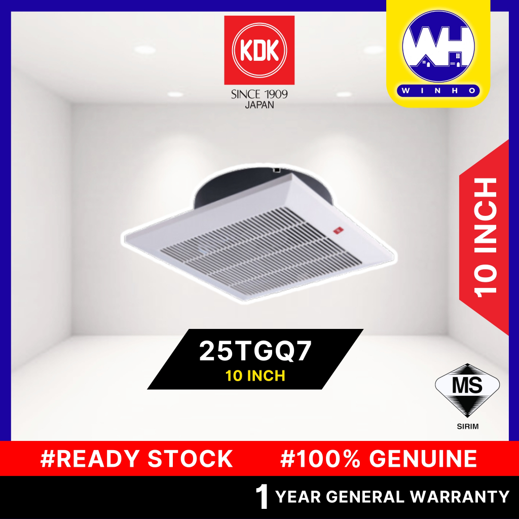 (Ready Stock) KDK 25TGQ7 Ceiling Mount Propeller Exhaust Fan ...
