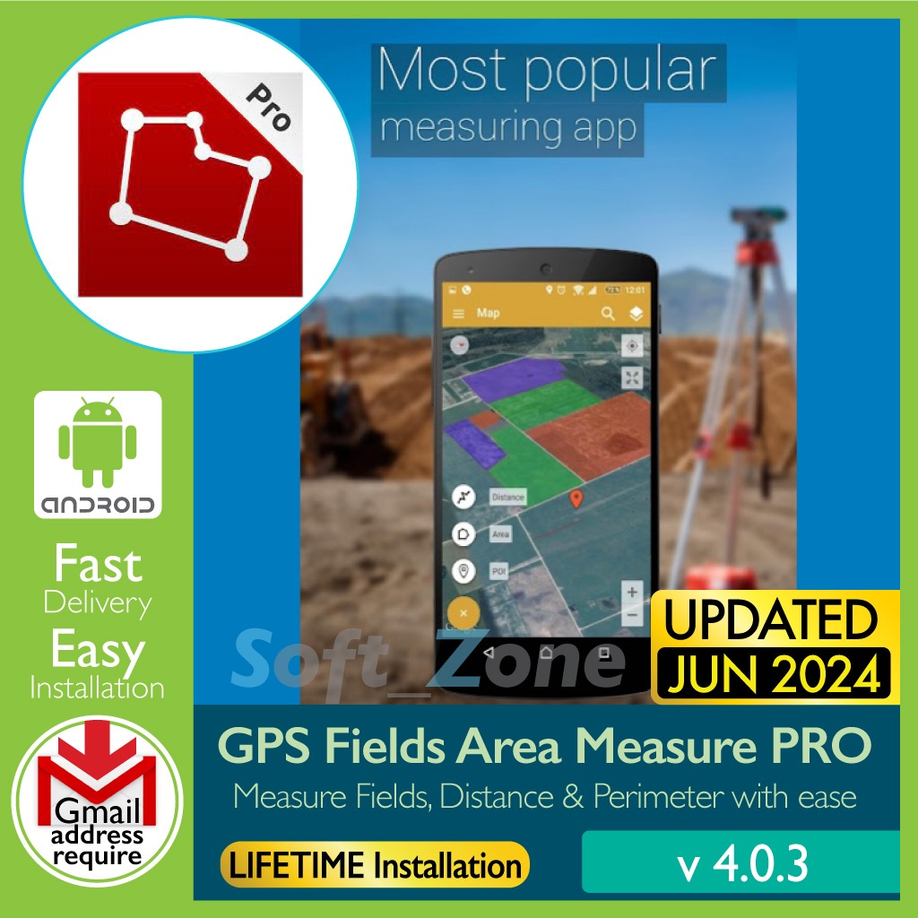 GPS Fields Area Measure PRO 4.0.3 - Measure Fields, Distance ...