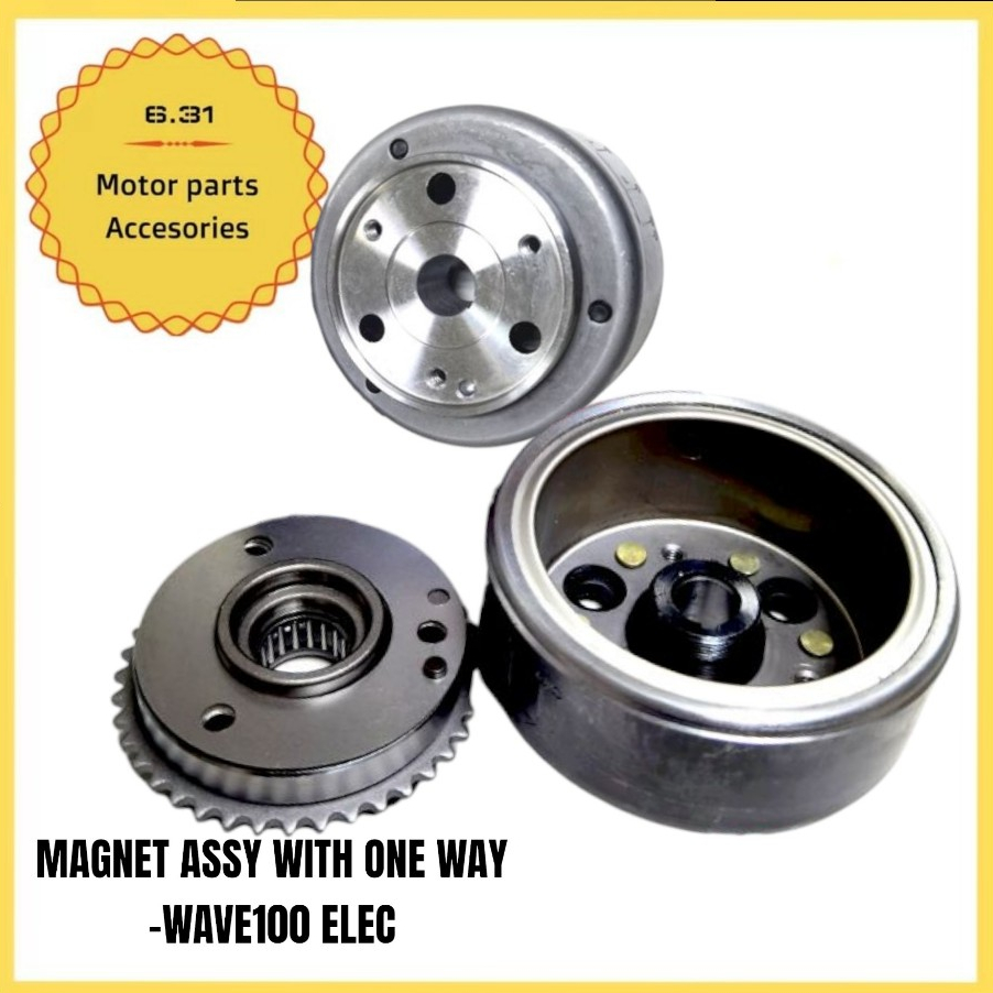 HONDA MAGNET ASSY WAVE100 EX5 DREAM KRISS100 WAVE100R STARTER ONE WAY ...
