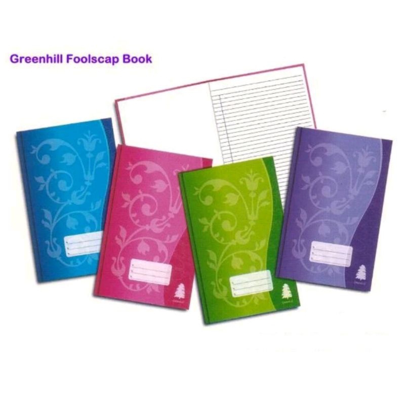 Greenhill F4 Hard Cover Foolscap Exercise Note Book / Buku Log Kulit ...