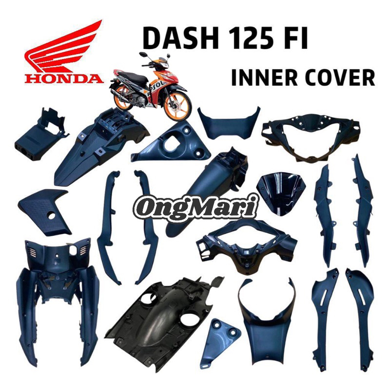 Honda DASH125 DASH 125 FI V1 V2 Original Inner Cover Full Set Kaver ...