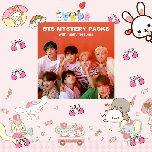 BTS mystery packs with alots of freebies| Kpop boygroup BTS mystery ...