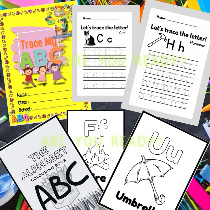 Buku Latihan ABC dan Warna ABC | Shopee Malaysia