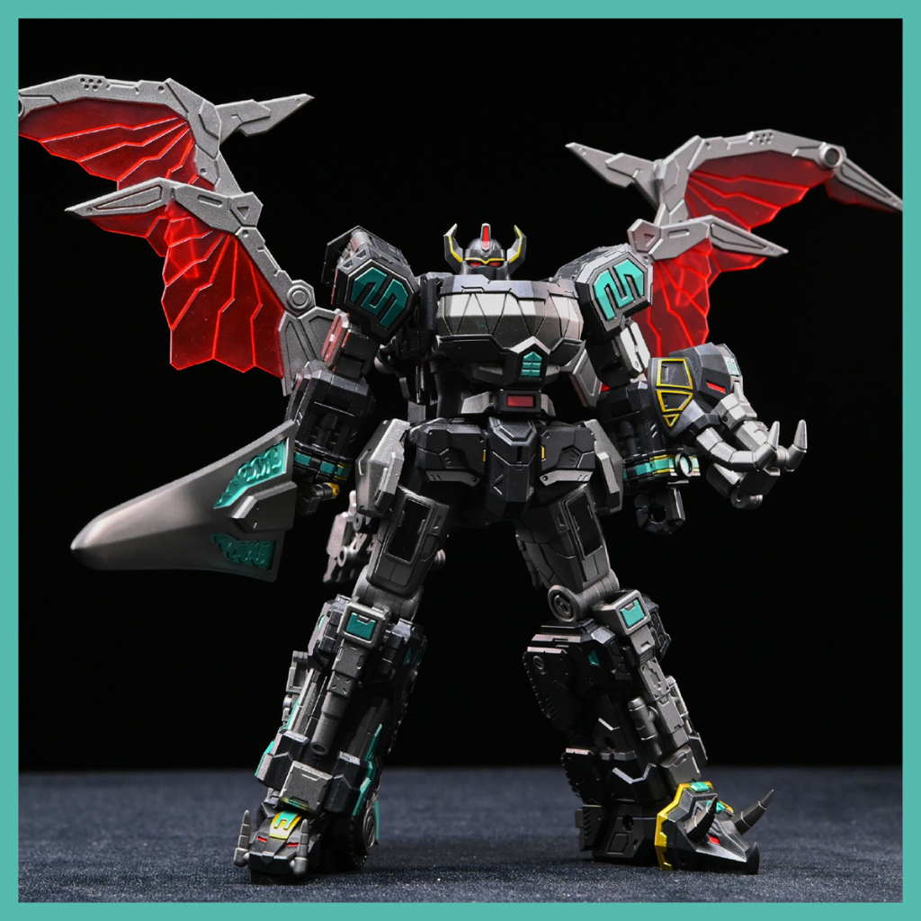 (READY STOCK) Micro Cosmos MC-03 Beast Lord Black Ver Megazord Chogokin ...