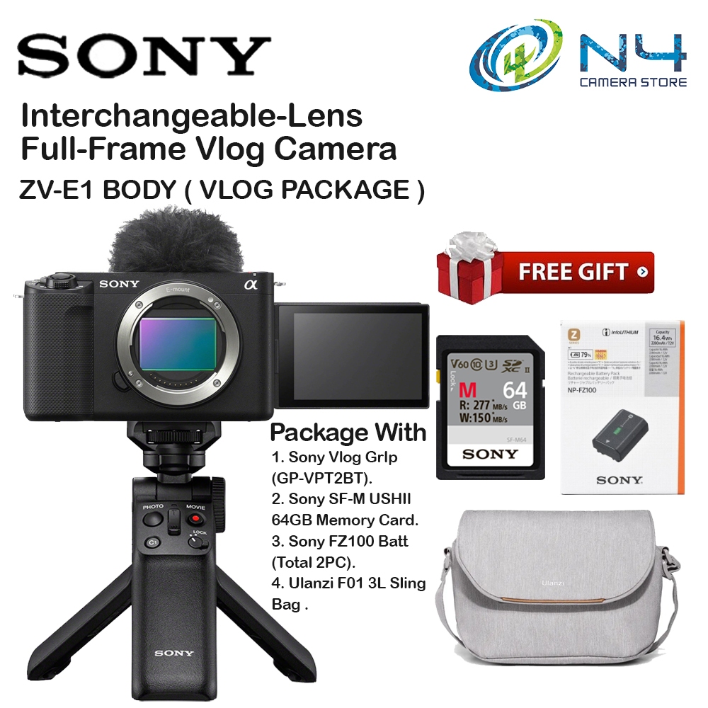 SONY ZV-E1 | Full-frame vlog camera | ALL INTERCHANGEABLE LENS CAMERAS ...