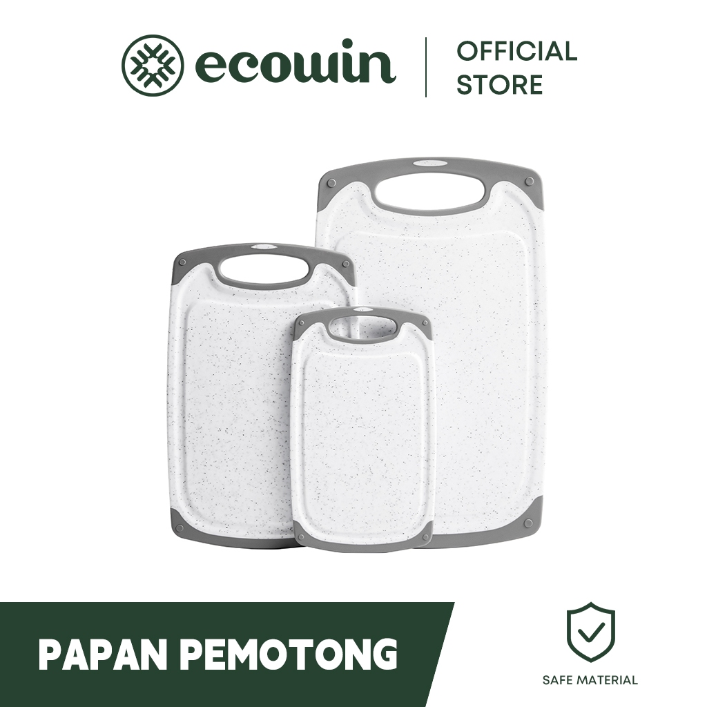 Ecowin Chopping Board Set (3 Pcs) Papan Pemotong Set Tiga Keping Kalis ...