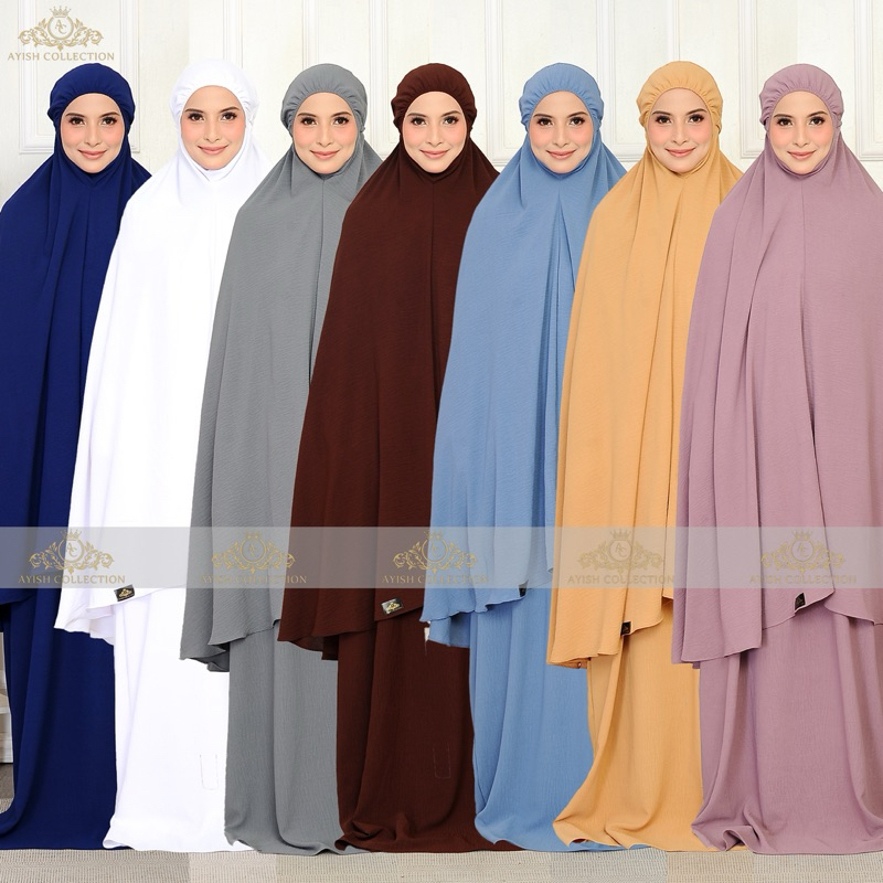 TELEKUNG CEY BERTALI IRONLESS LABEL AYISH COLLECTION | Shopee Malaysia