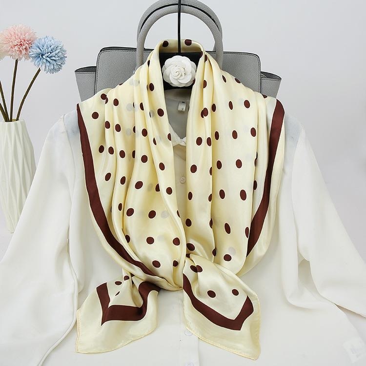 GODDESS Retro women silk scarf Luxury women silk scarf Simple and ...