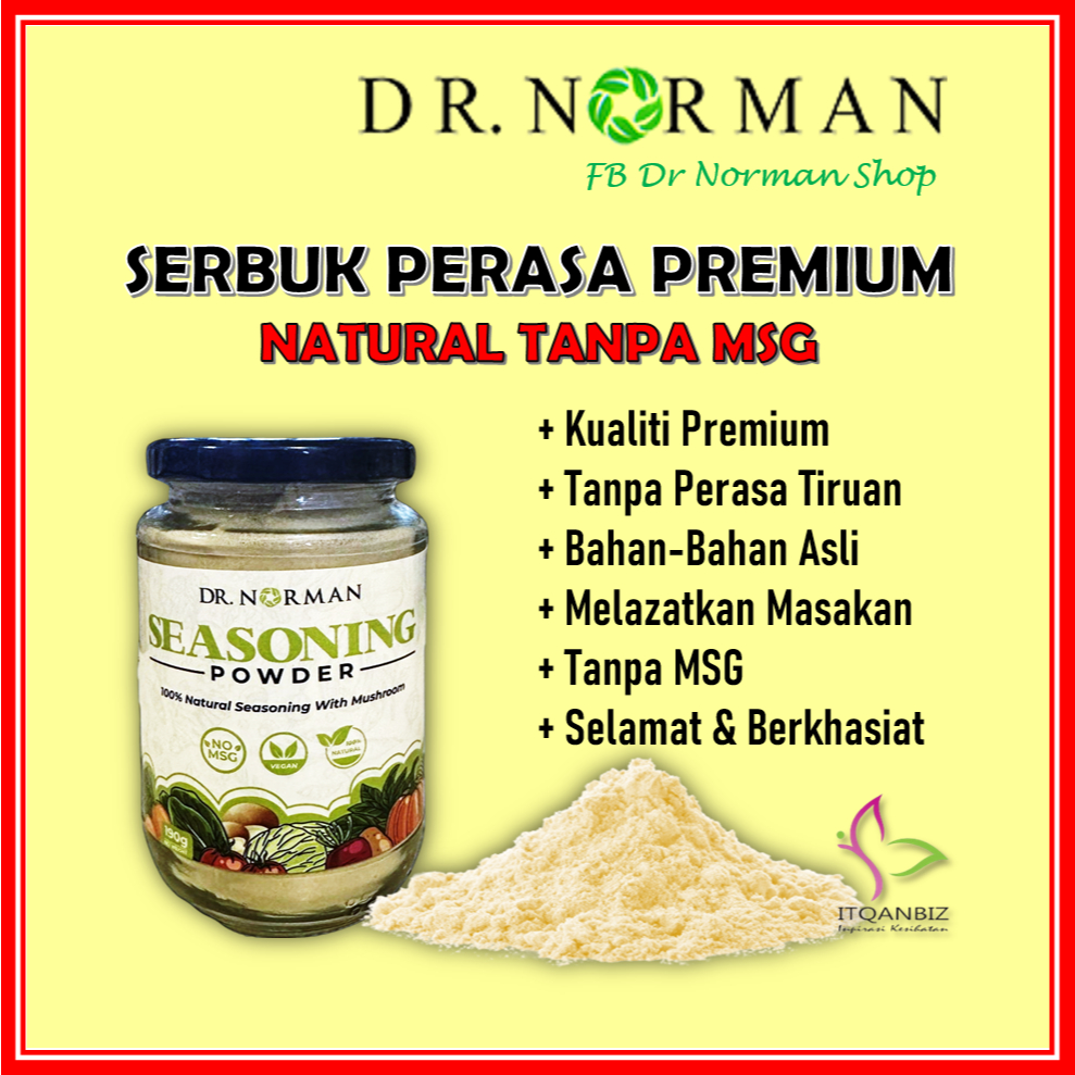 DR NORMAN : Serbuk Perasa Tanpa MSG / Natural Seasoning Powder | Shopee ...