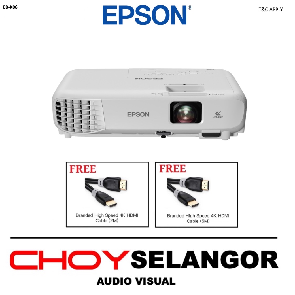 Epson EB-X06 XGA 3LCD Projector | Shopee Malaysia